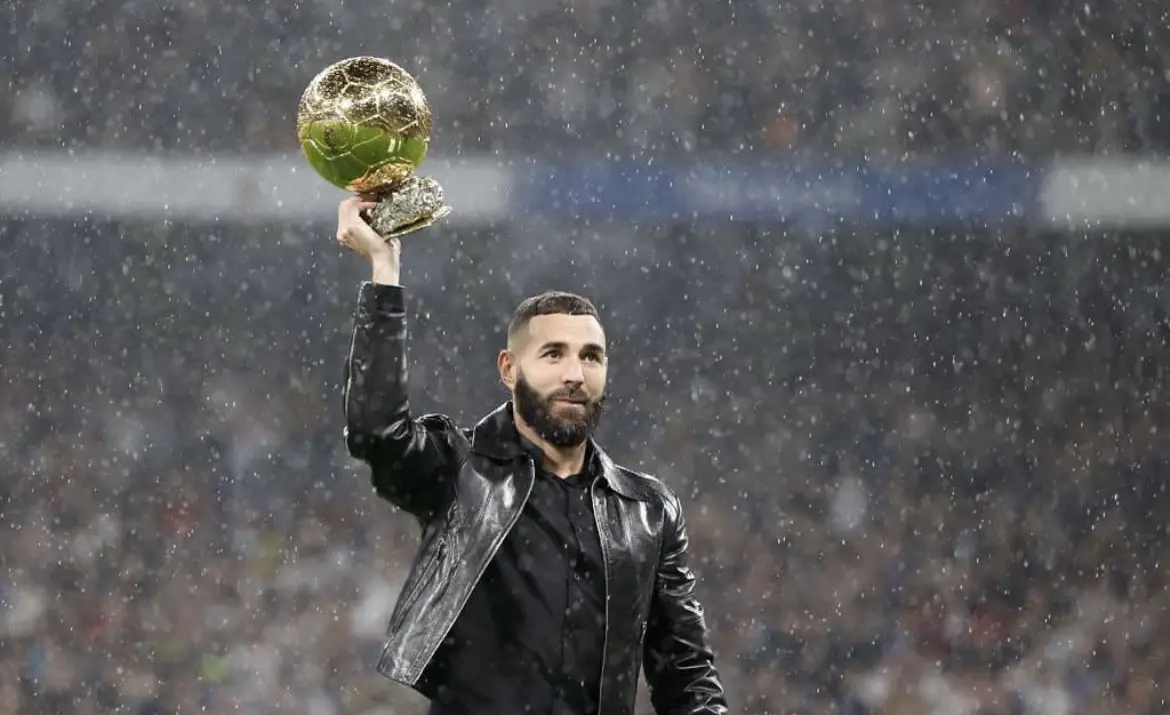 Benzema sera de retour à Lyon pour fêter son Ballon d'Or