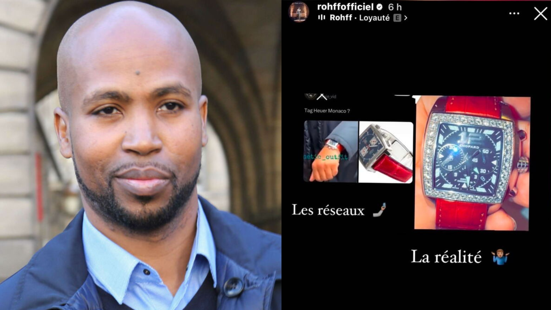 Critiqué sur les réseaux, Rohff dévoile la marque de sa montre